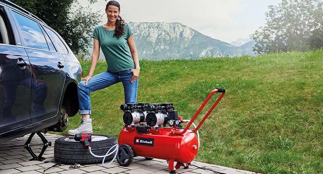 High-quality air compressors - mobile and versatile | Einhell.gt